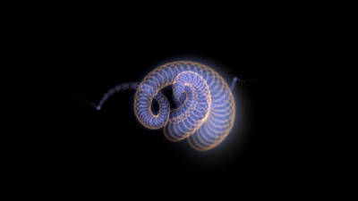 Blue and Yellow Light Worm Loop - Video HD - Download Motion Graphics ...